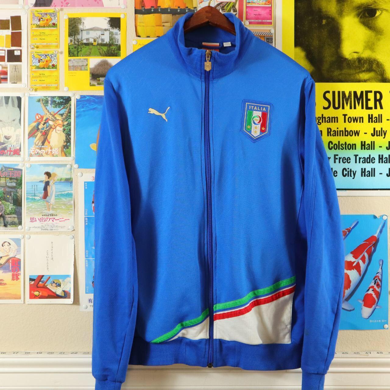 Italy National Team Fleece Jacket In good Condition.... - Depop