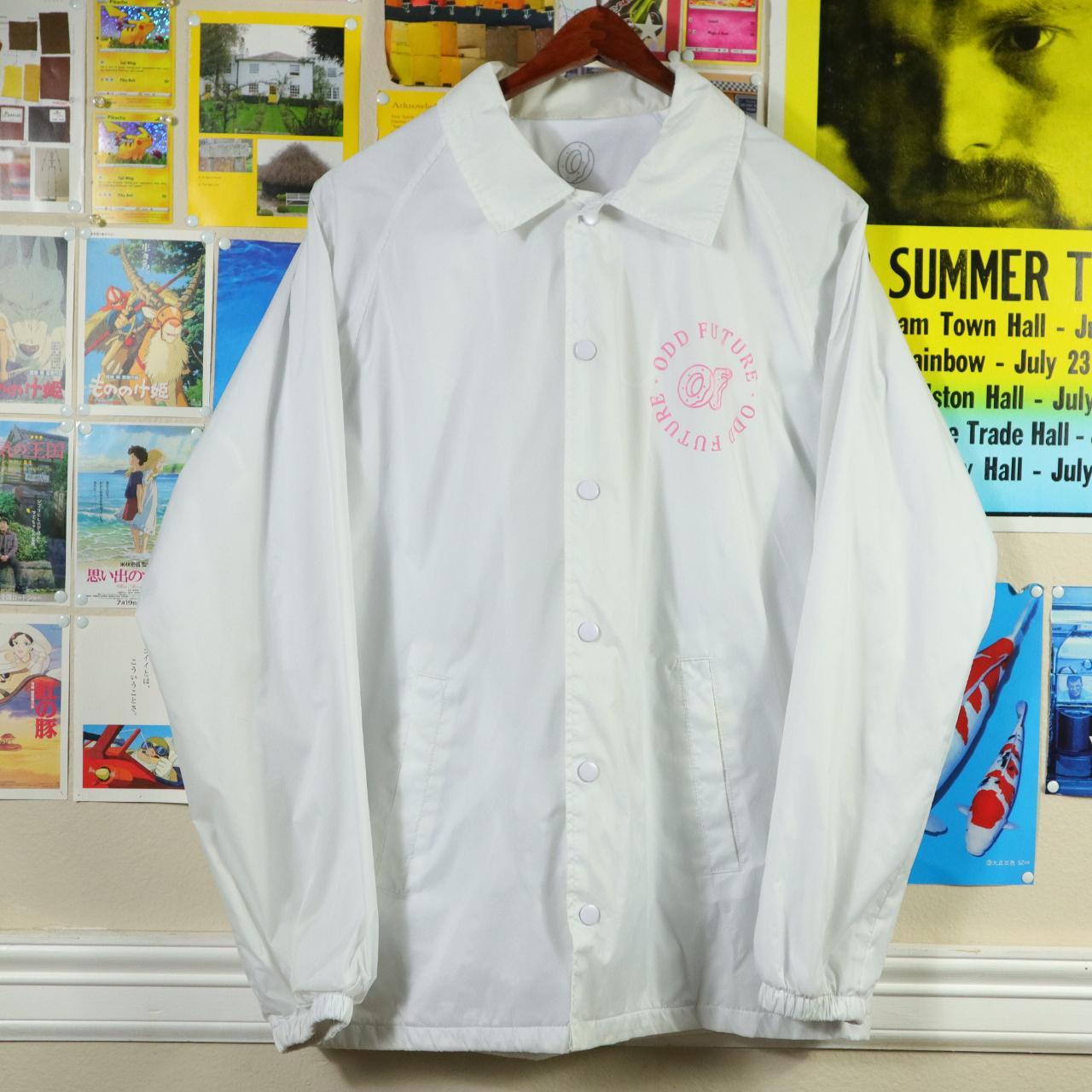 Odd Future Men's White Jacket | Depop