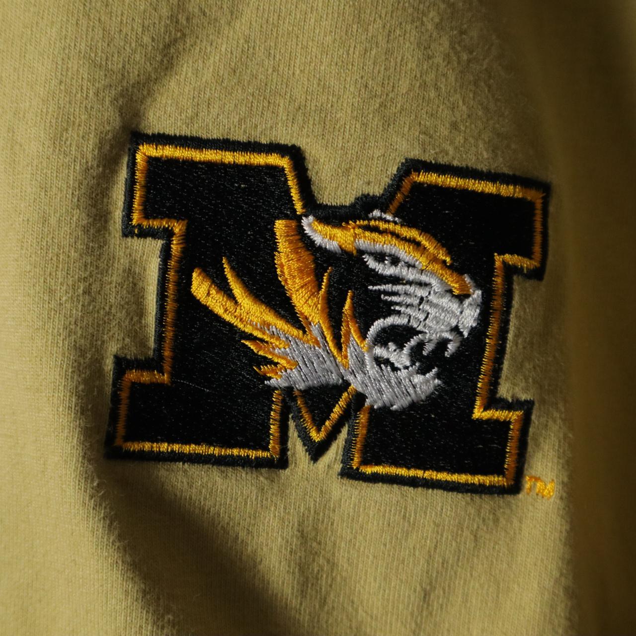 Vintage Mizzou Tigers College Rugby Shirt y2k Size... - Depop