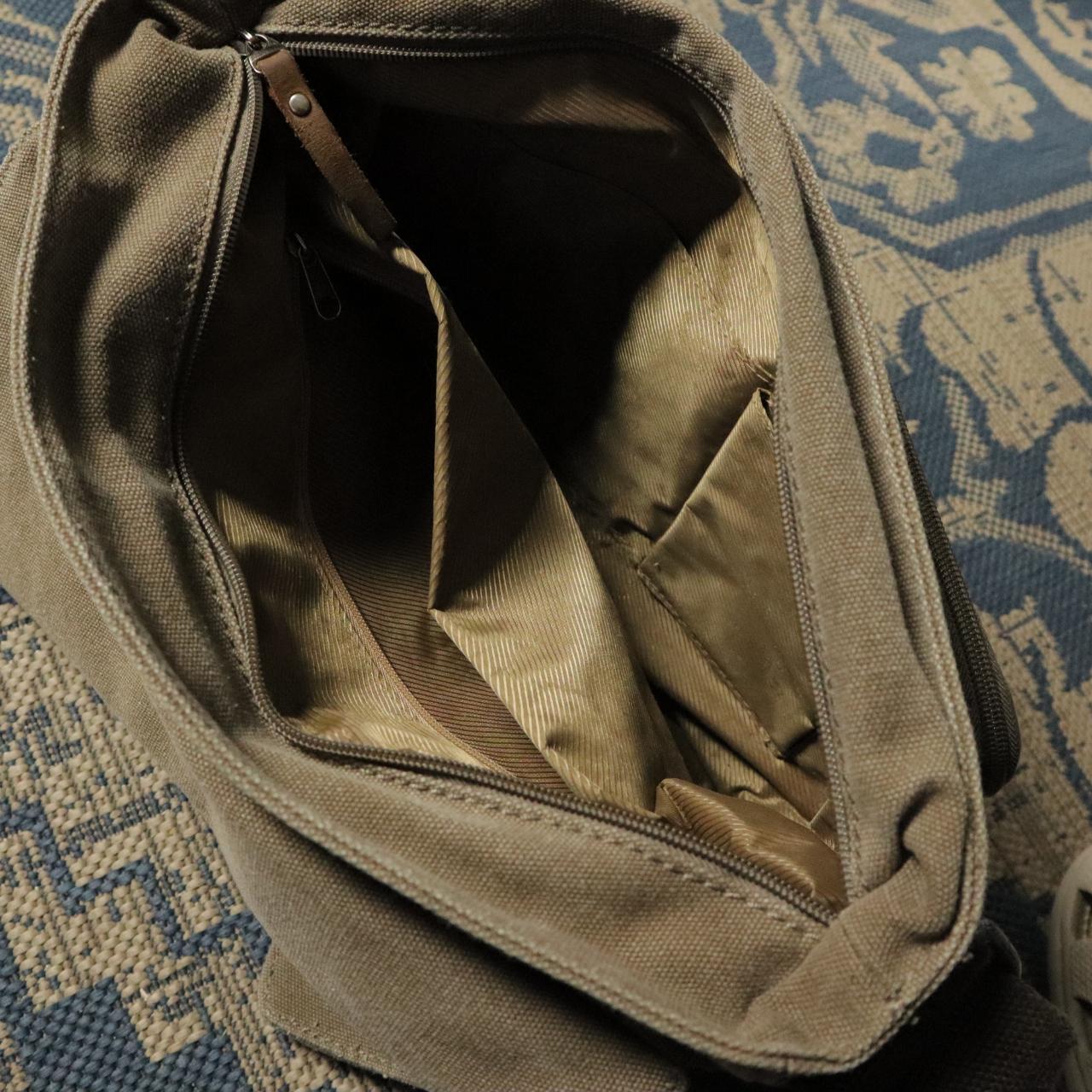 Stumper & Fielding Messenger Canvas Tan... - Depop