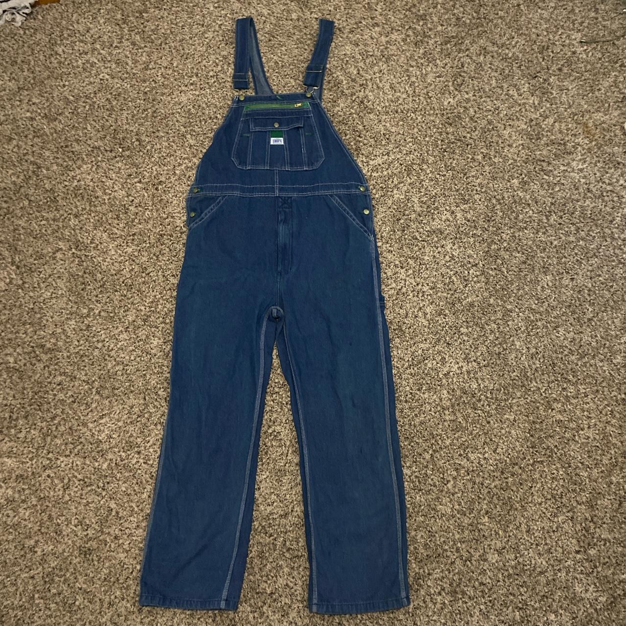 Liberty overalls worn once size 38x32 - Depop
