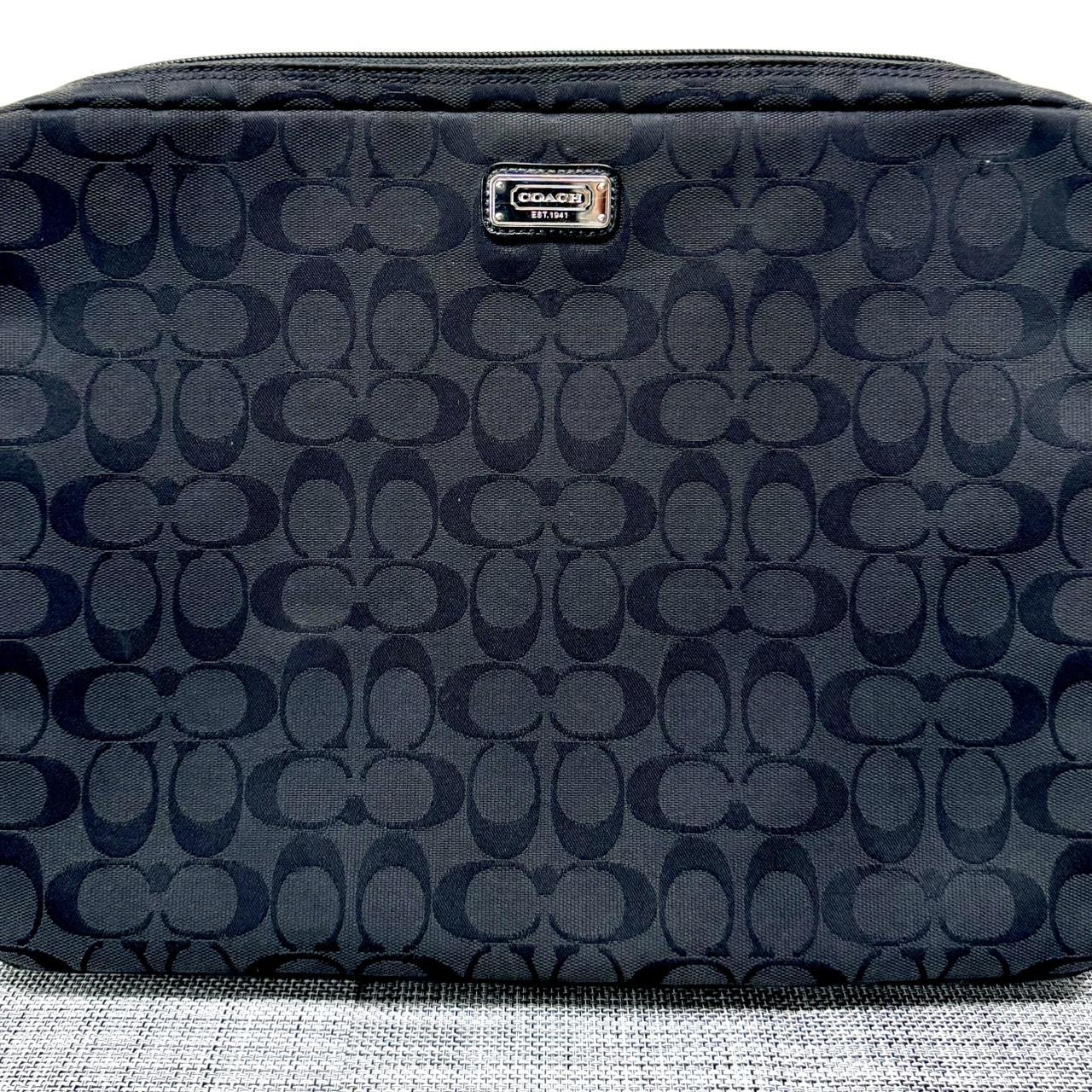 Authentic Coach Signature Logo 15” Laptop Sleeve - Depop