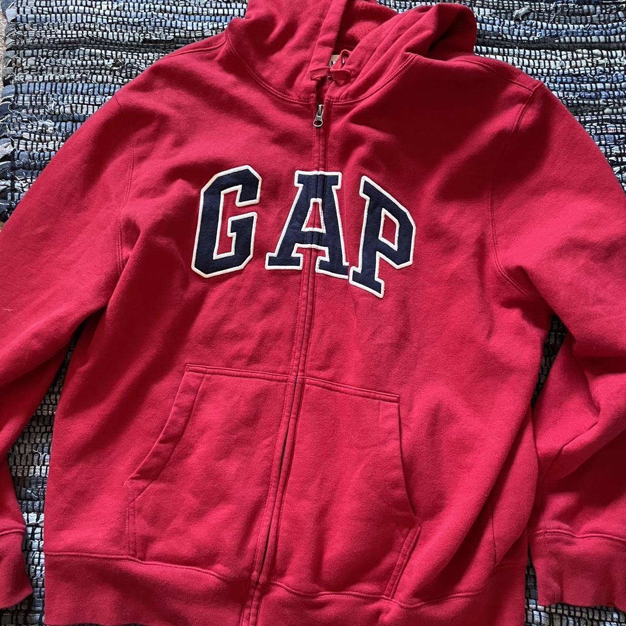 Gap red hoodie - Depop