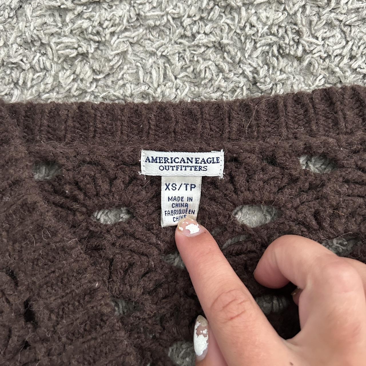 BRAND NEW VINTAGE American Eagle knit cardigan... - Depop