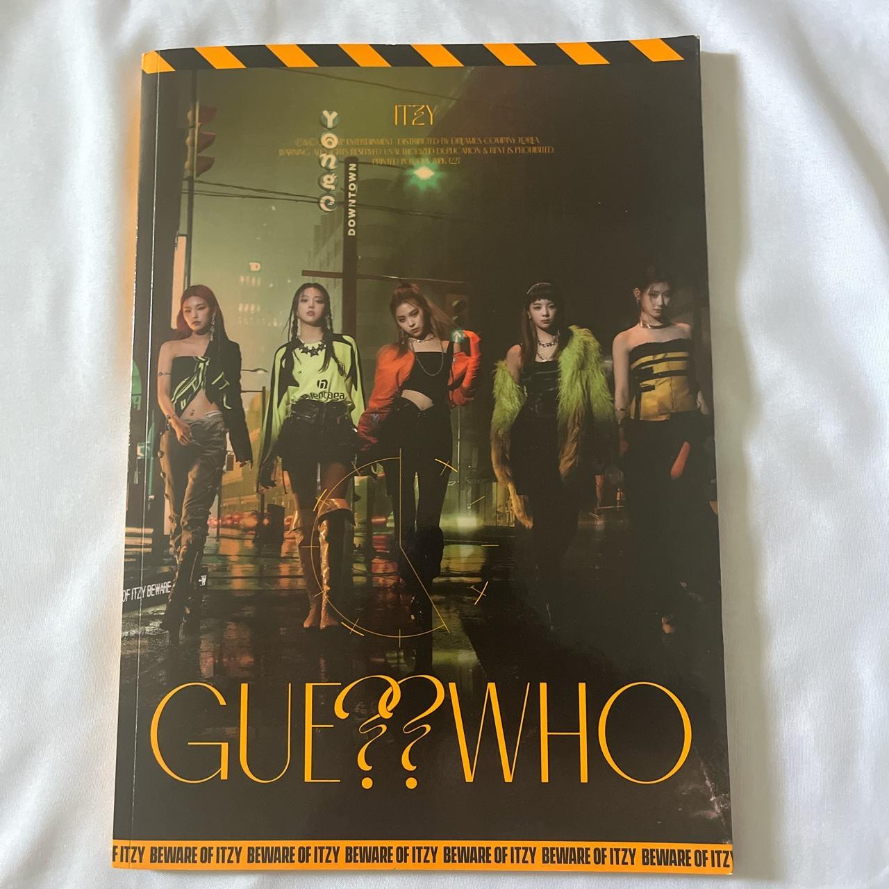 ITZY Guess Who Album -Includes Cd -Does NOT include... - Depop