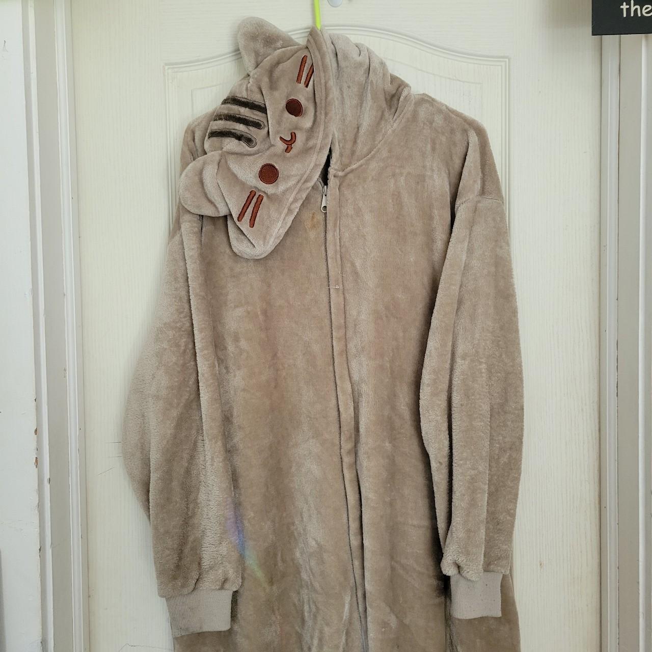 Pusheen onesie ️ Extremely plush pjs ready for... - Depop