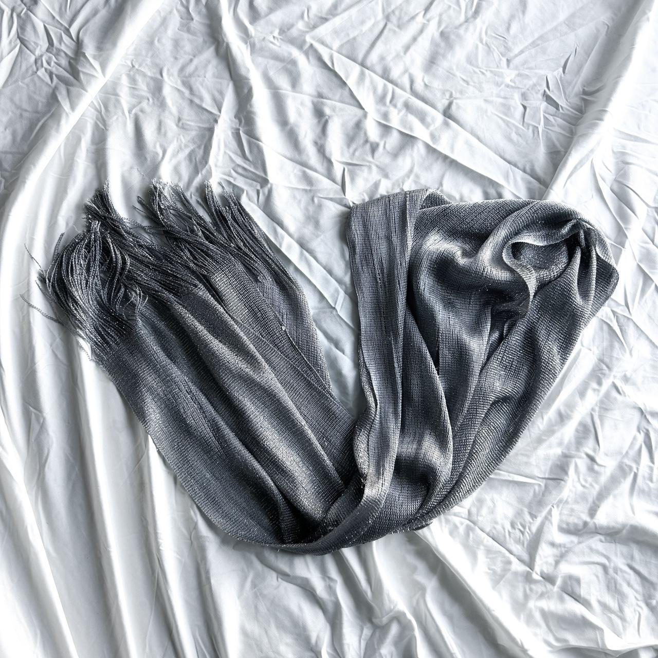 Sparkly silver scarf Perfect festival accessory... | Depop