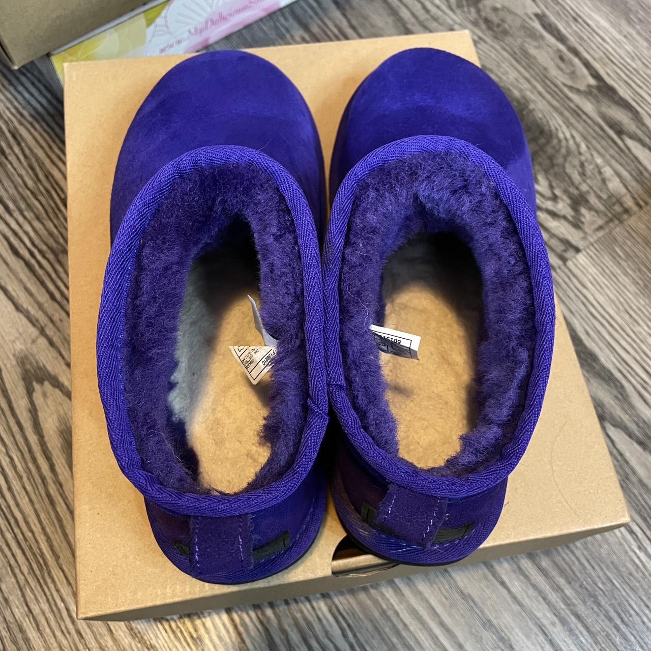 NEON PURPLE UGG ULTRA MINI, SIZE 6, WORN A MULTIPLE... - Depop