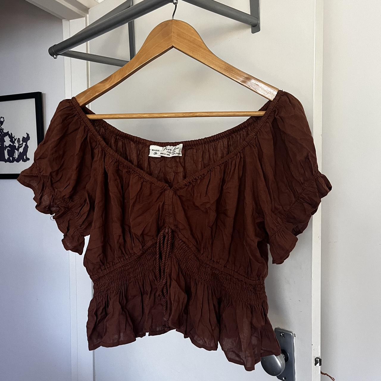 The most soft flowy top from tree of life! Just a... - Depop