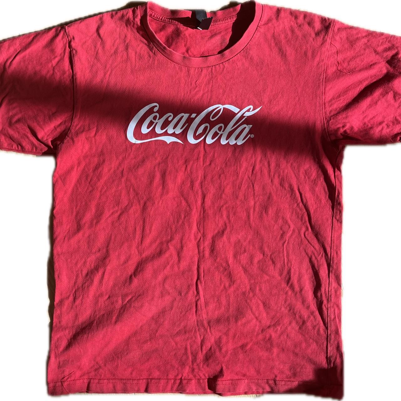 COCA COLA red t-shirt Size AU s found at op shop... - Depop