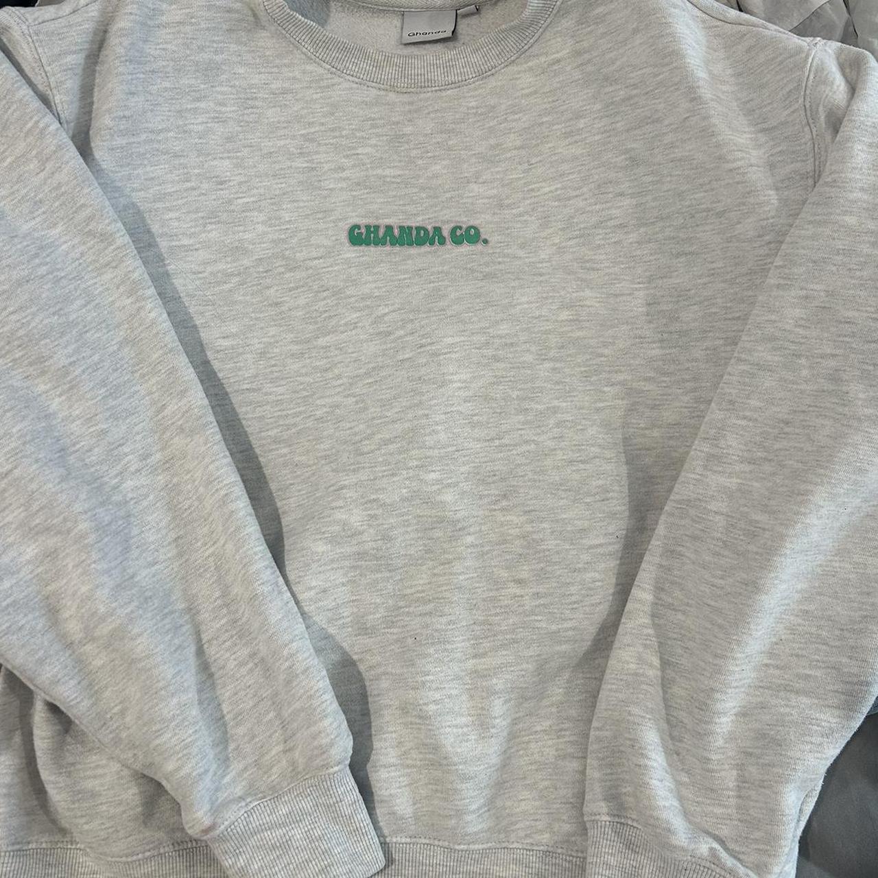 ghanda crew neck 🤍 size 10 - Depop