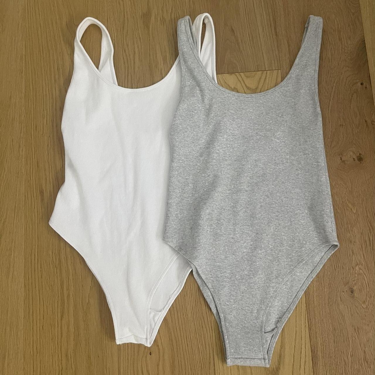 Selling General pants, body suits - Grey & White -... - Depop