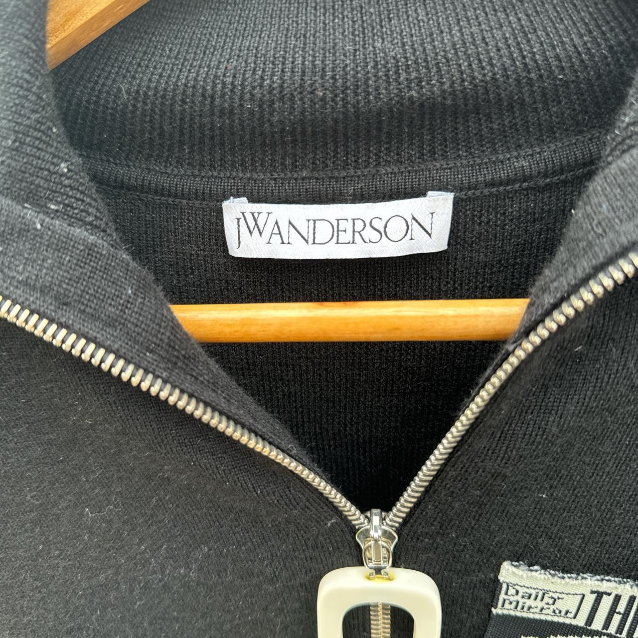 JW Anderson Bubblegum Patch Zip-up turtleneck | Depop JW Anderson Bubblegum Patch Zip-up turtleneck | Depop
