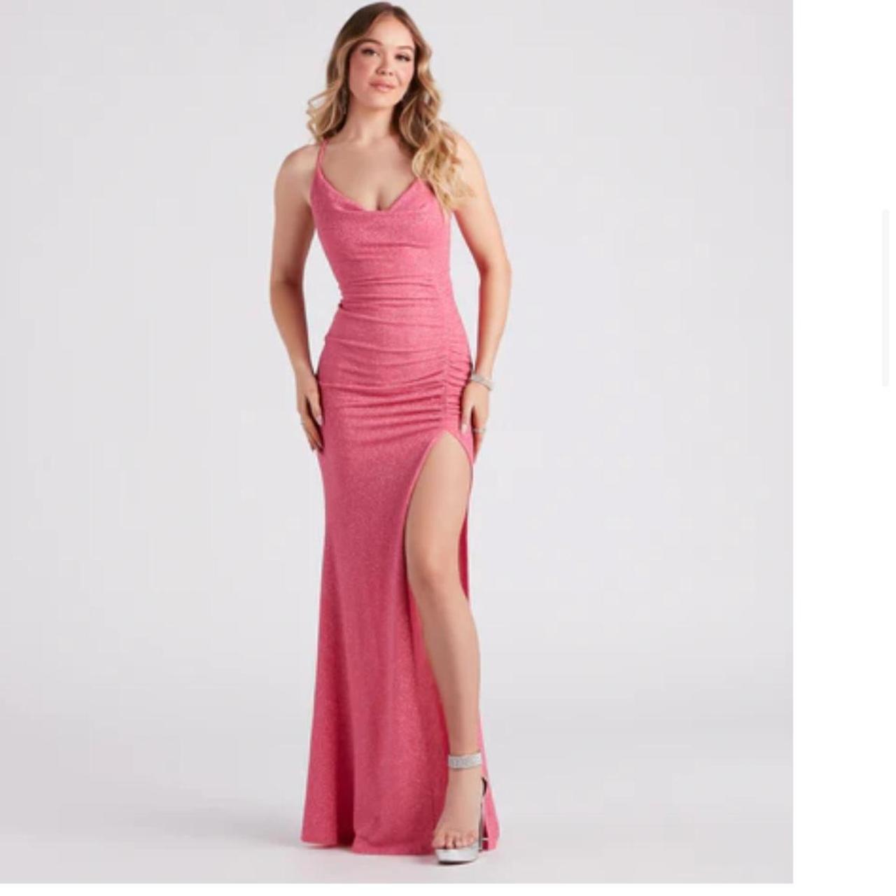 pink windsor dress💓 super cute for prom, pageant or... - Depop