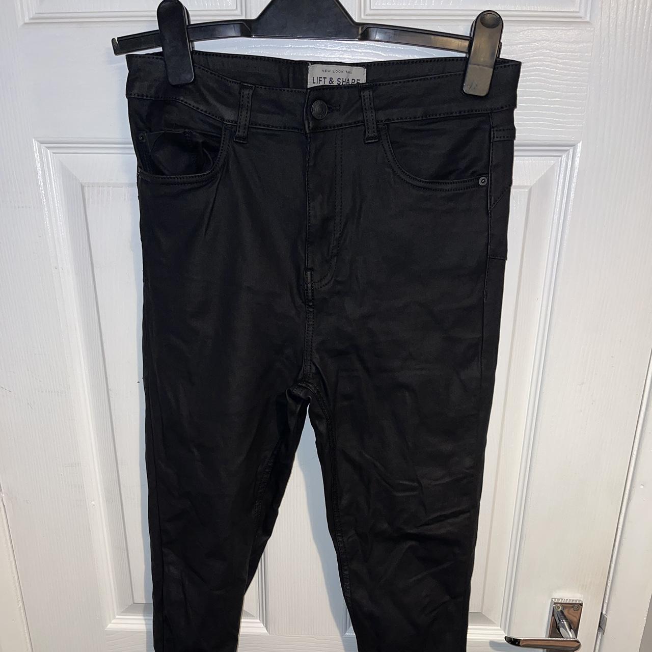 New look tall lift and shape leather jeans Had on... - Depop