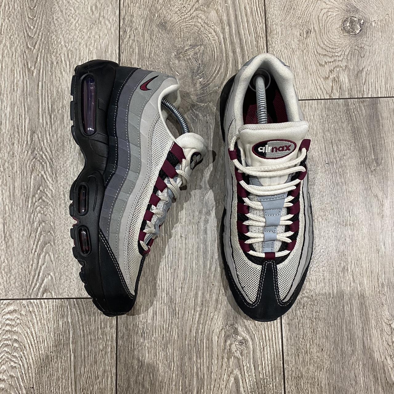 Nike Air Max 95 Beetroot Excellent Condition Size UK... - Depop