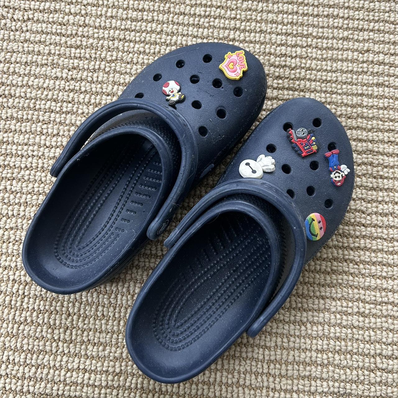 Cool crocs (jibits included) #crocs #comfy - Depop