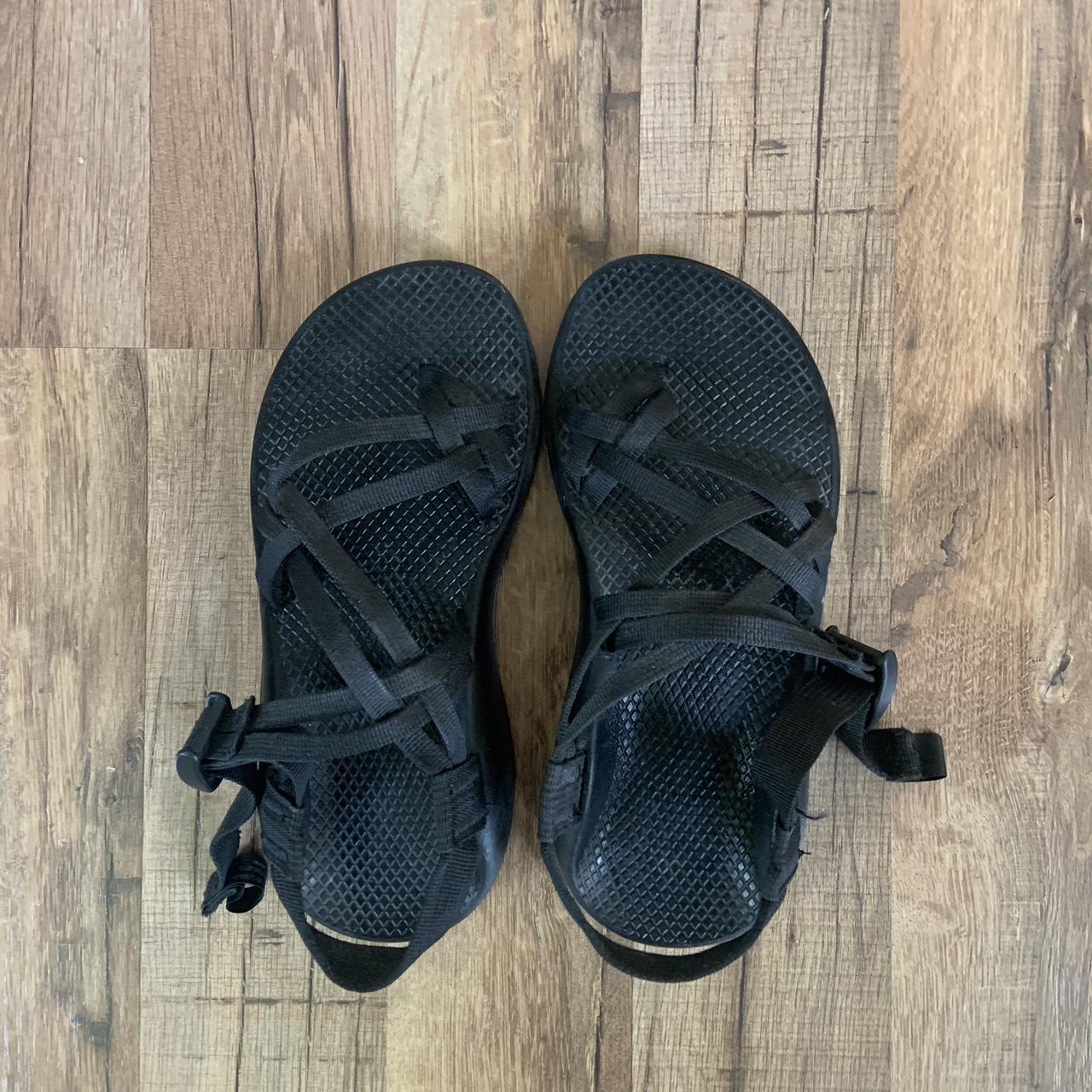 Chaco Women's Black Sandals | Depop