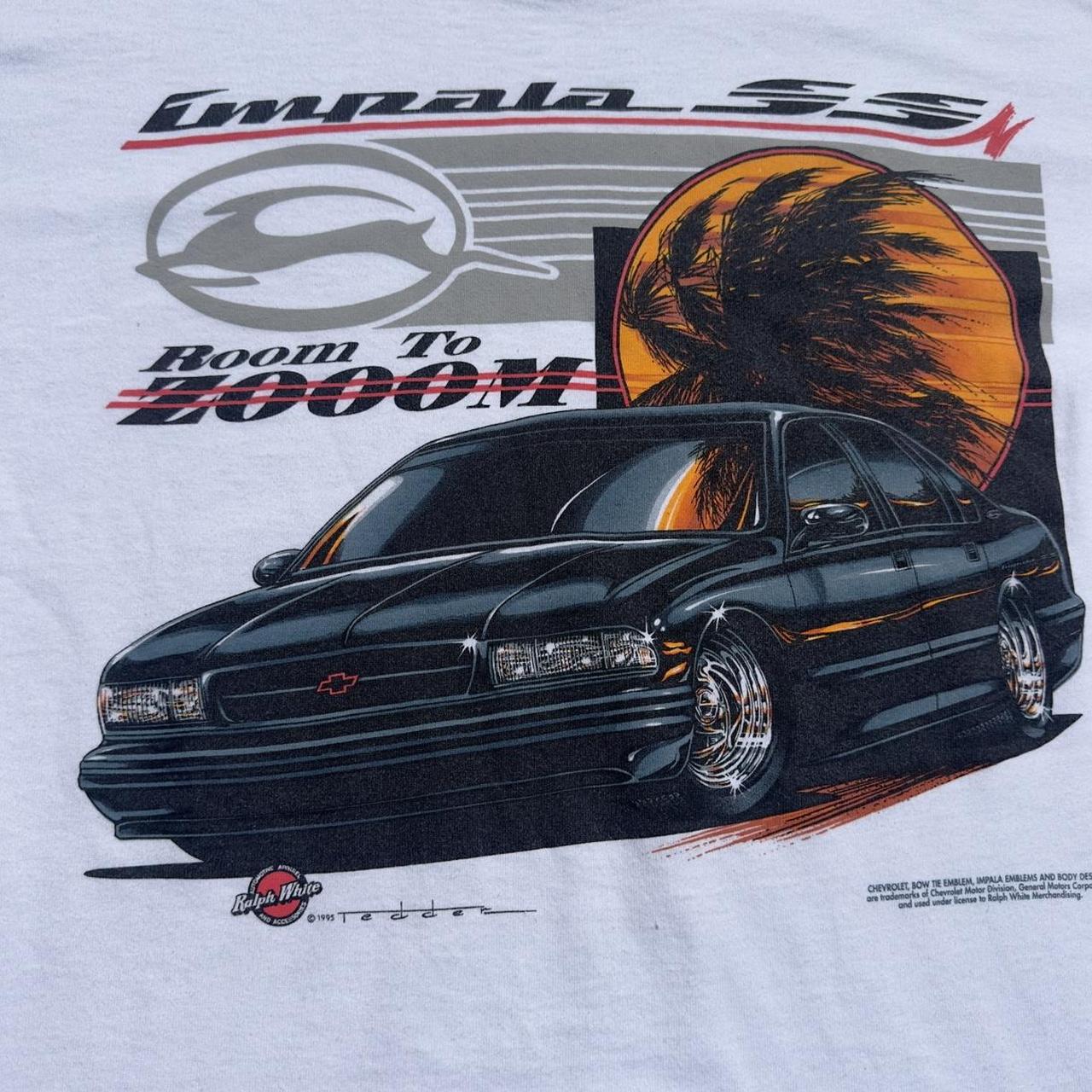 Vintage 90’s Impala SuperSport T-Shirt size XL -... - Depop
