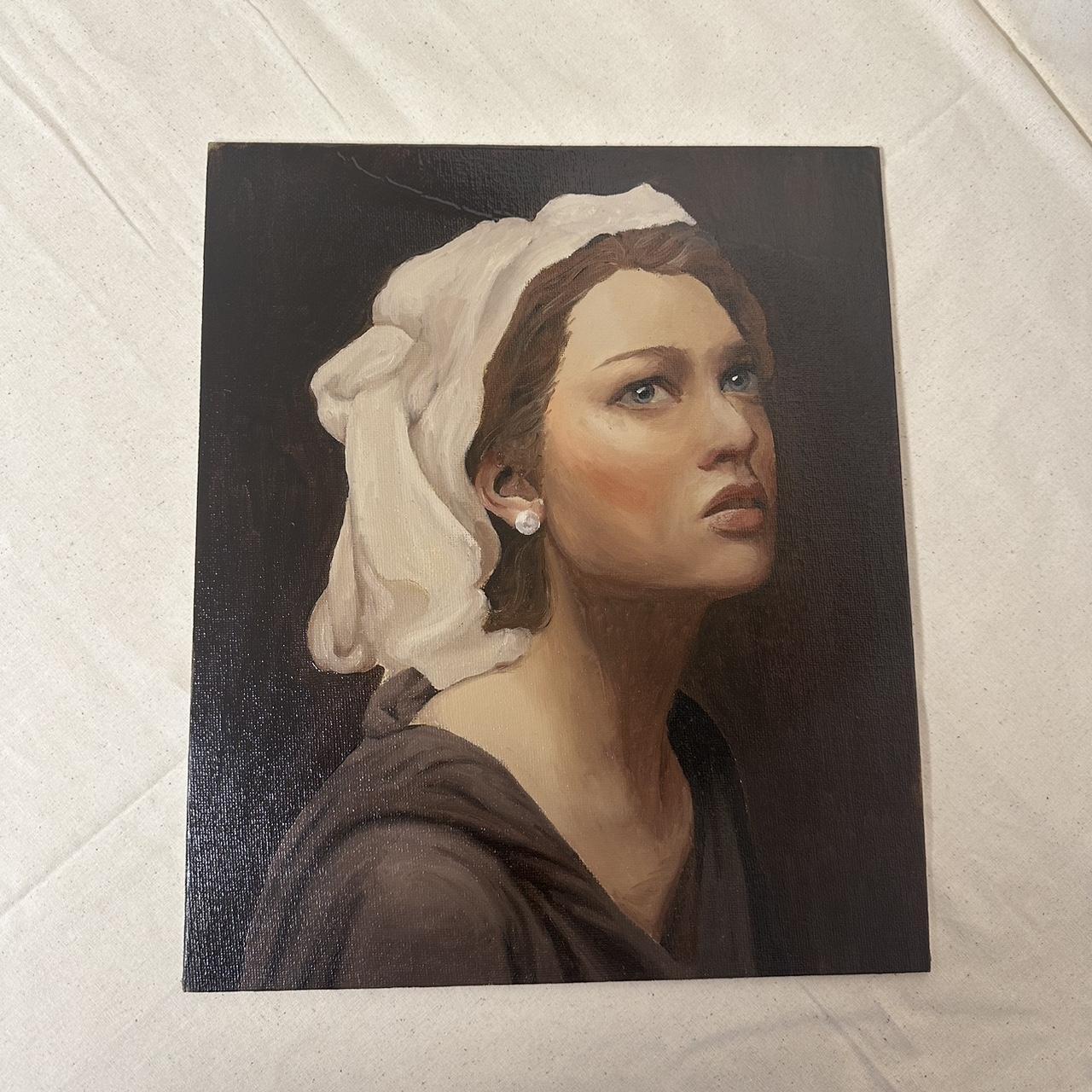 Original Portrait oil painting by J.Lovell. Signed... - Depop