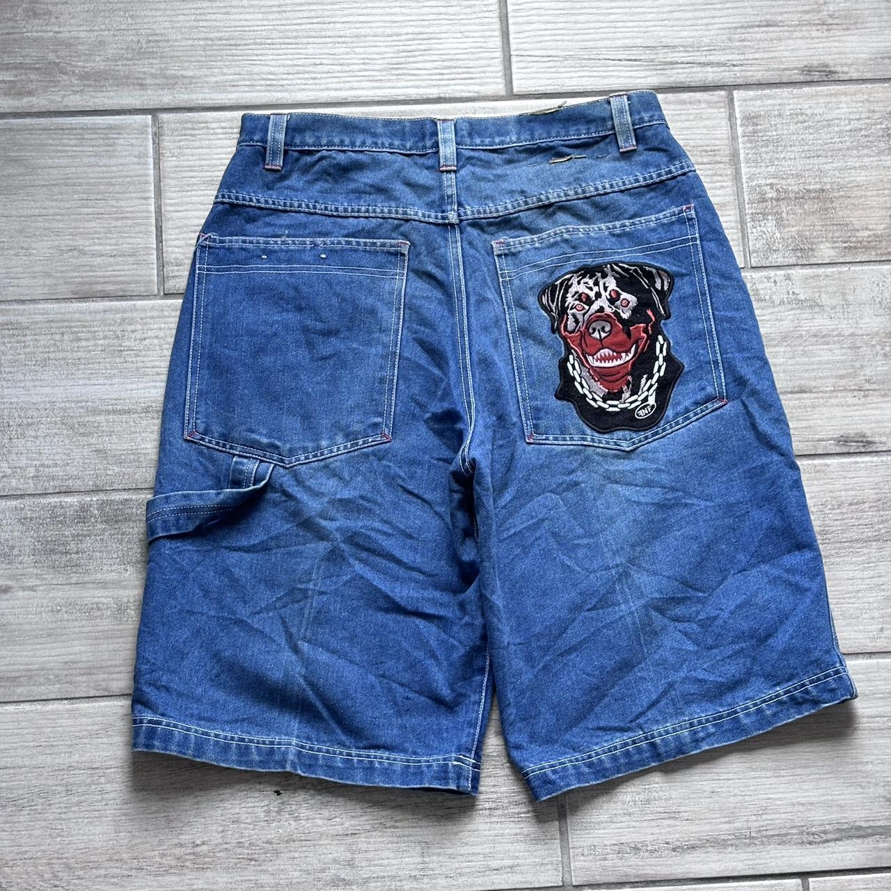 Y2K FNF JNCO Style Jorts 📏Size- (34 Waist) (13.5... - Depop