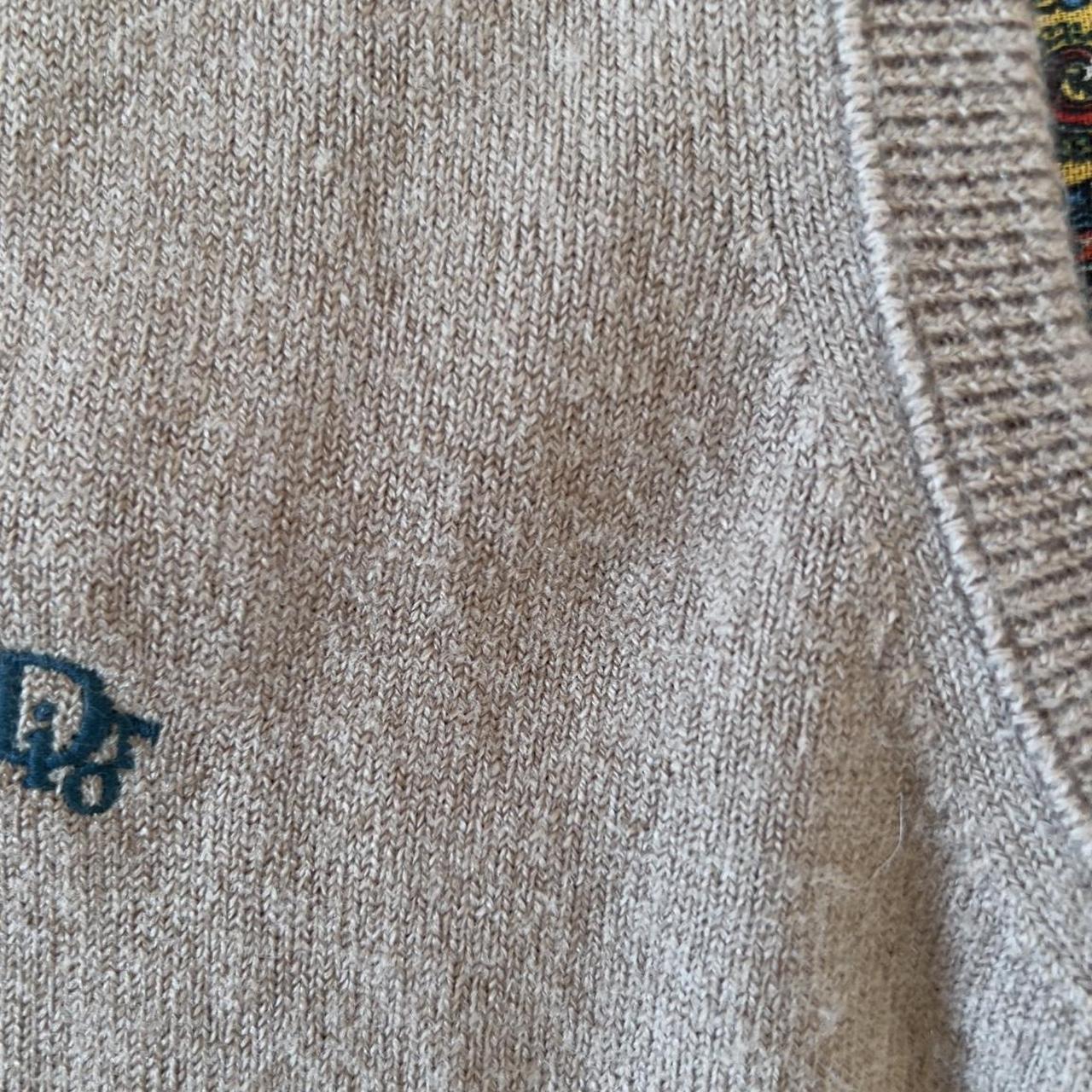 Men’s Dior vest Christian Dior 100% Orlon Acrylic in... - Depop