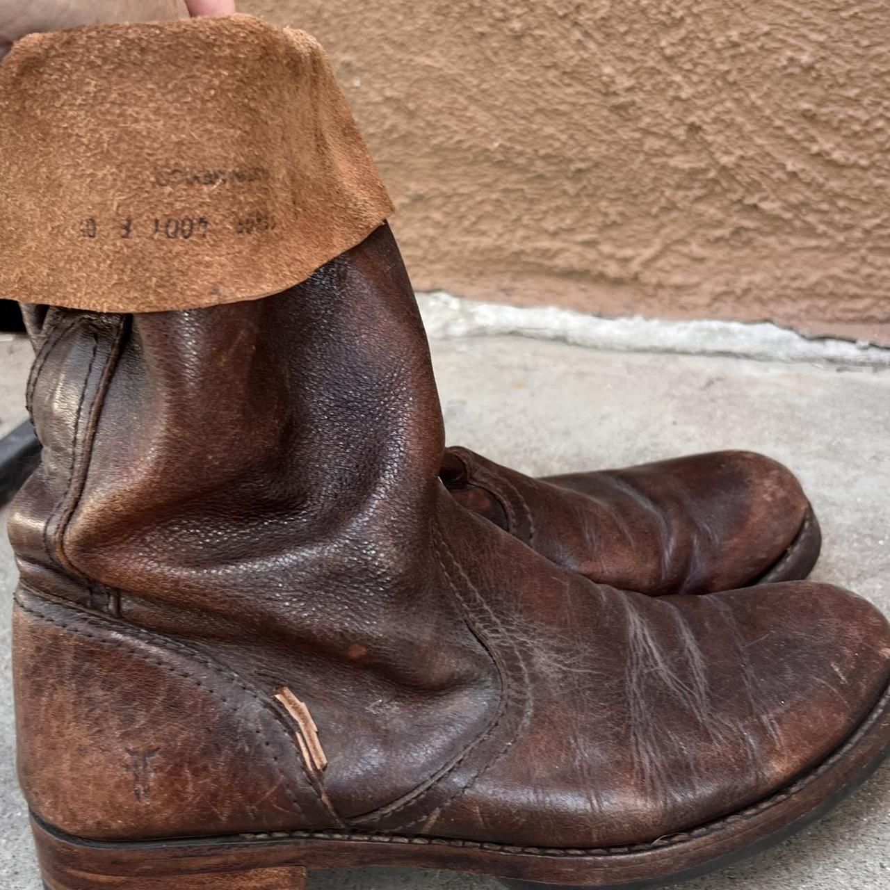 Customized Frey vintage biker boots. Perfect pirate... - Depop