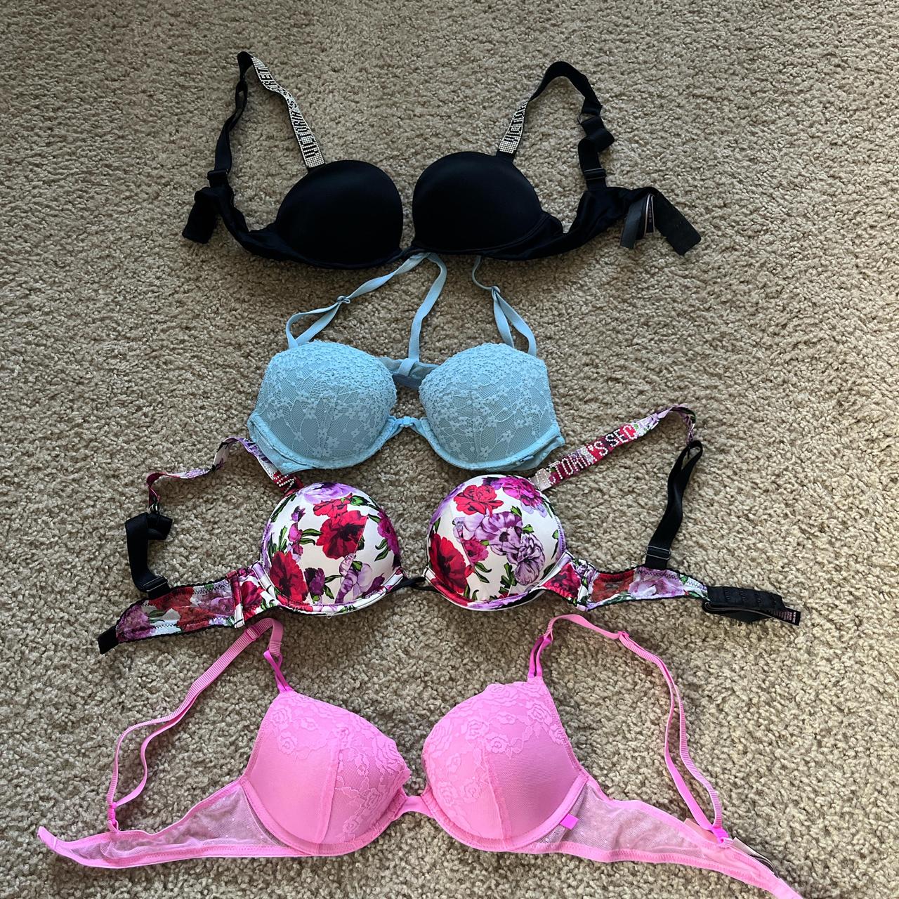 Victoria Secret bombshell bras and lace bras, only... | Depop