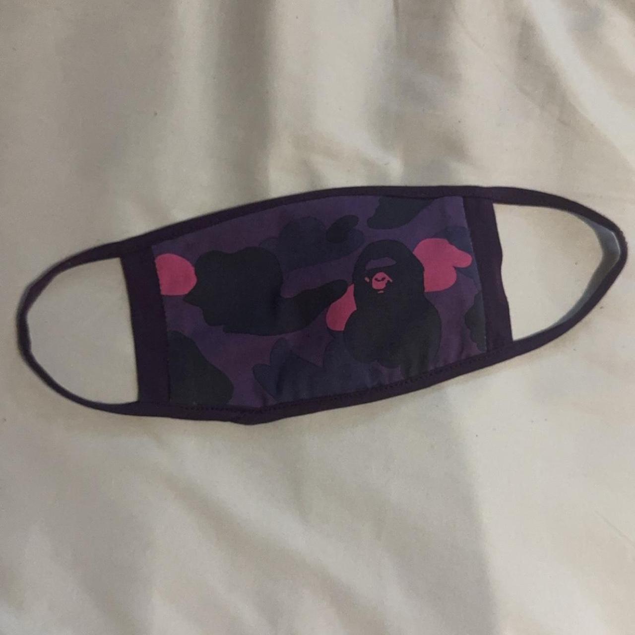 BAPE Purple Color Camo Mask #bape #mask #camo... - Depop