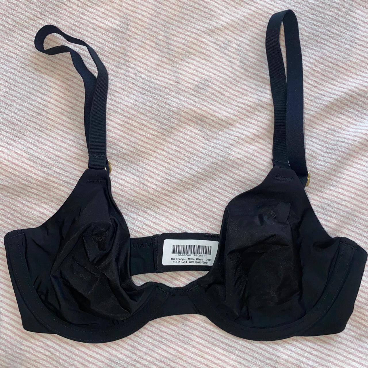 CUUP Women's Black Bra | Depop