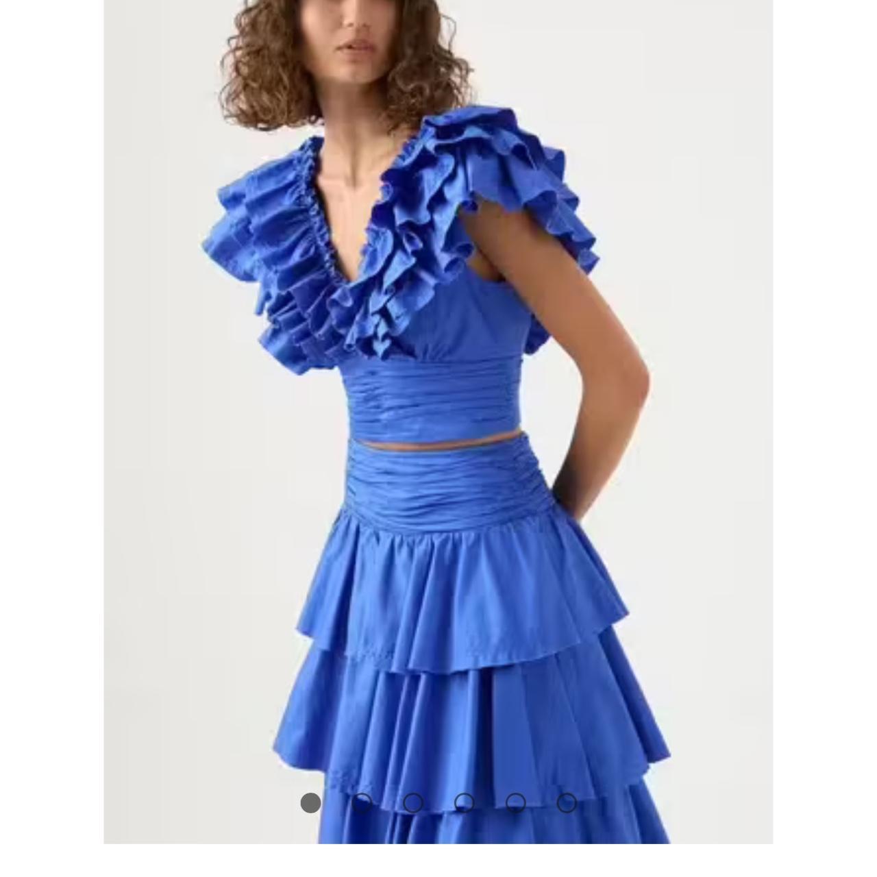 Selling Aje Rhythmic Frill Bodice Size 4 Never... - Depop