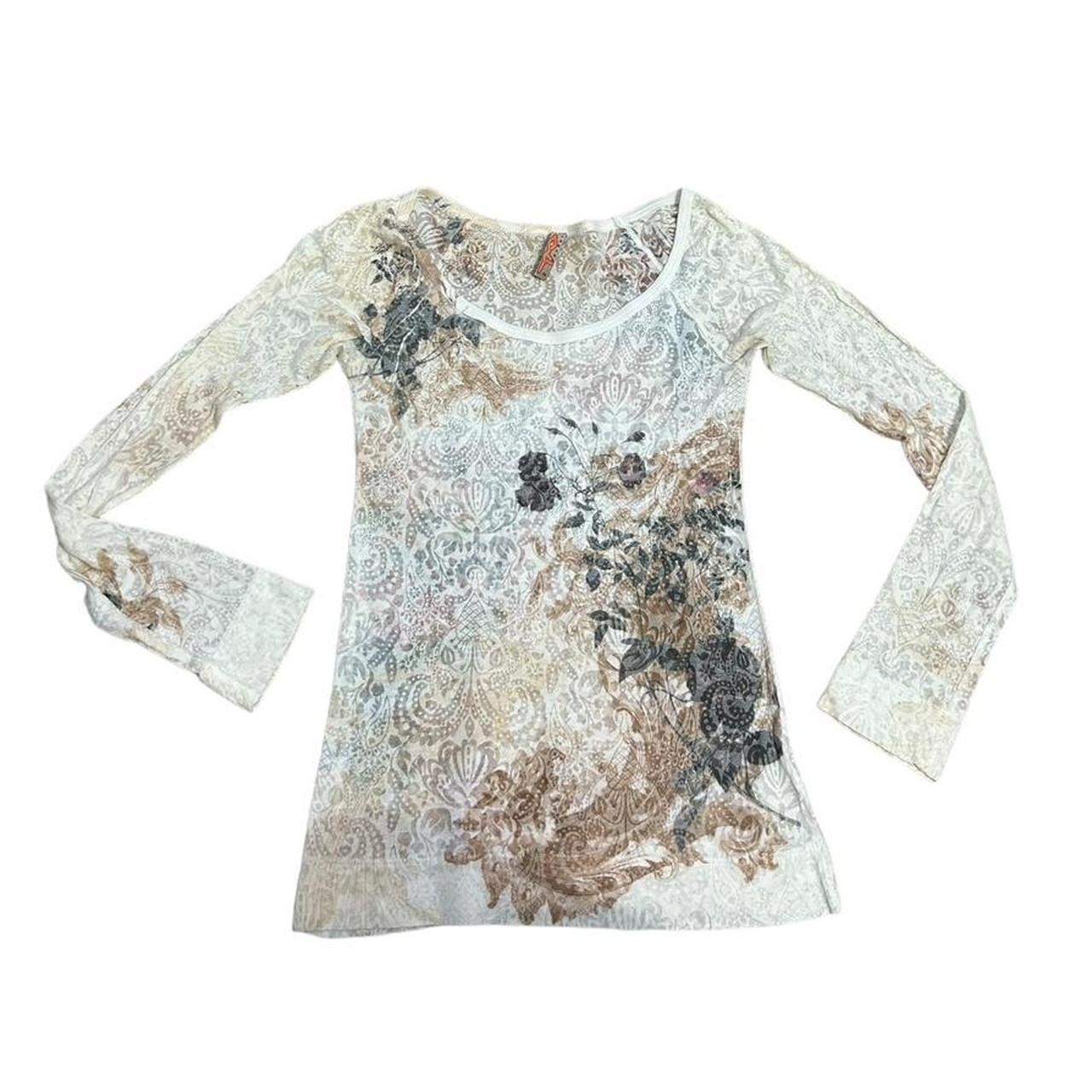 Sahana Mesh Long sleeve size small #sahana... - Depop