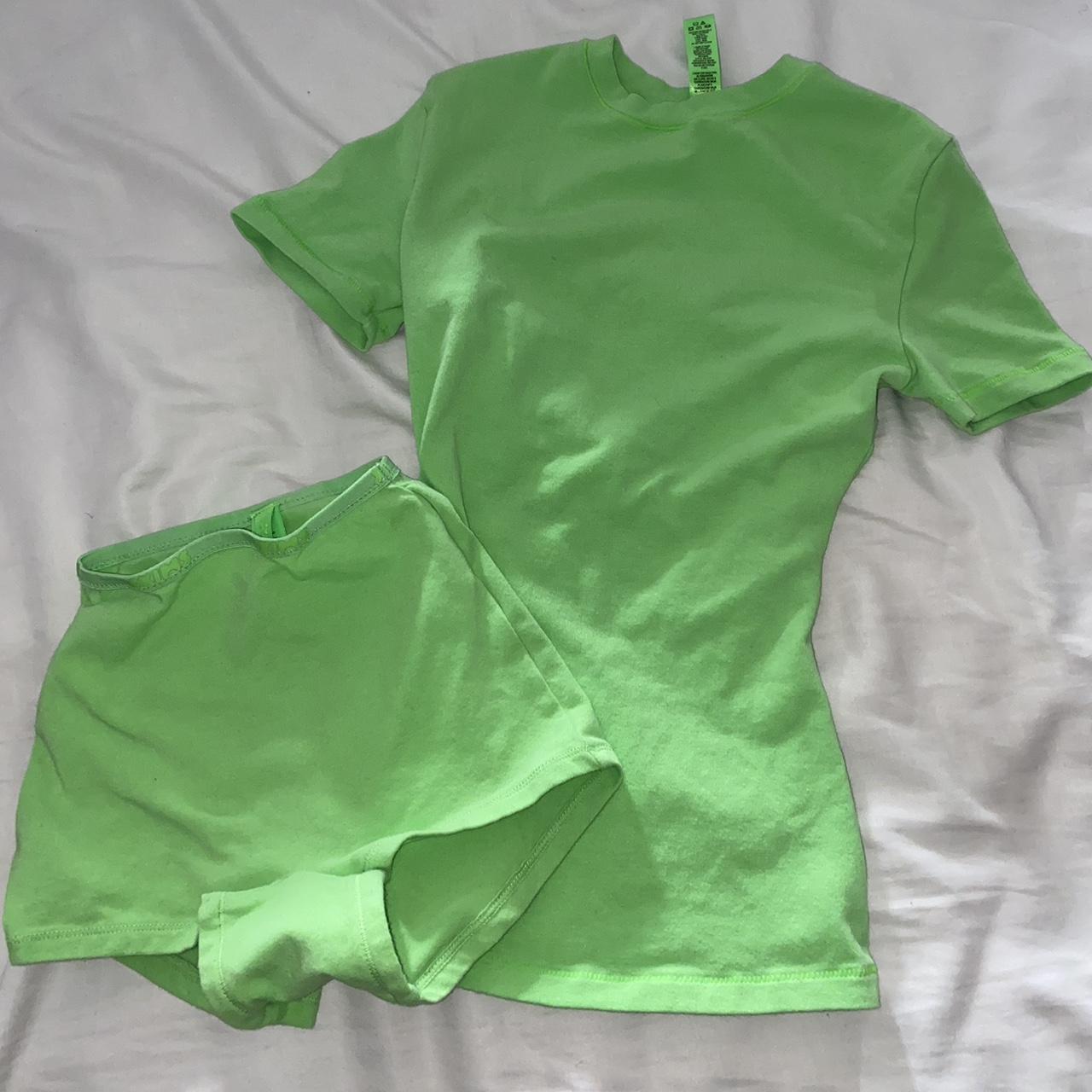 Neon Green Skims Set brand new Super cute & never... - Depop
