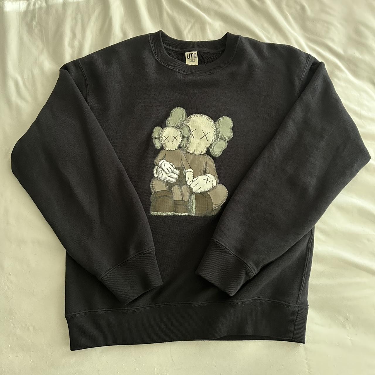 Uniqlo x Kaws collab crewneck Mens XXS can fit a... - Depop