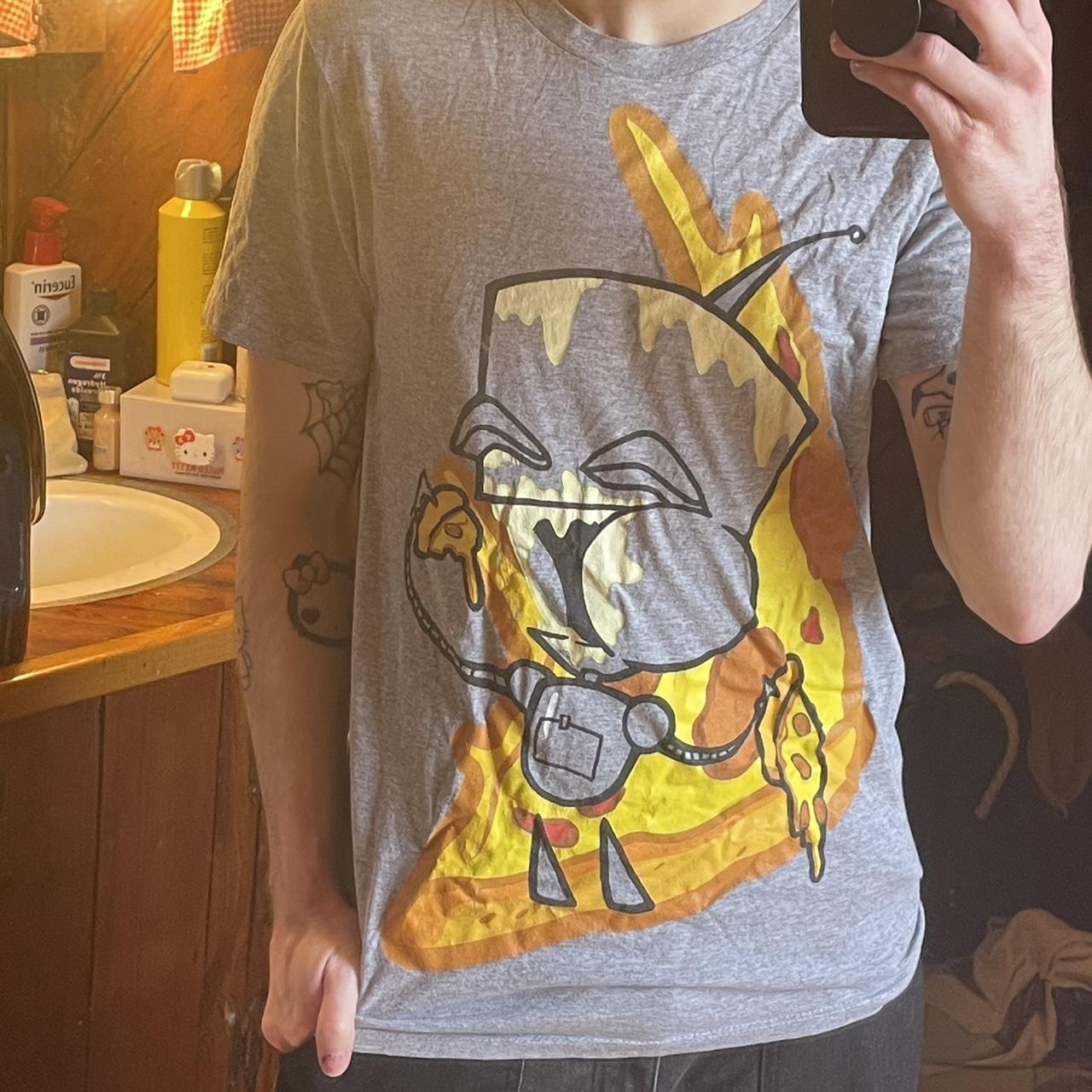 Grey Invader Zim Gir T shirt There’s some slight... | Depop