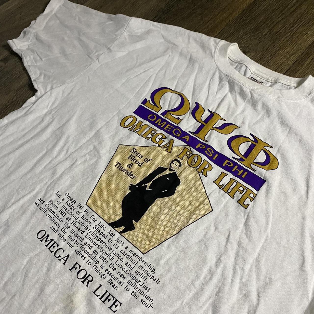 Vintage Omega Psi Phi Omega for Life African... - Depop