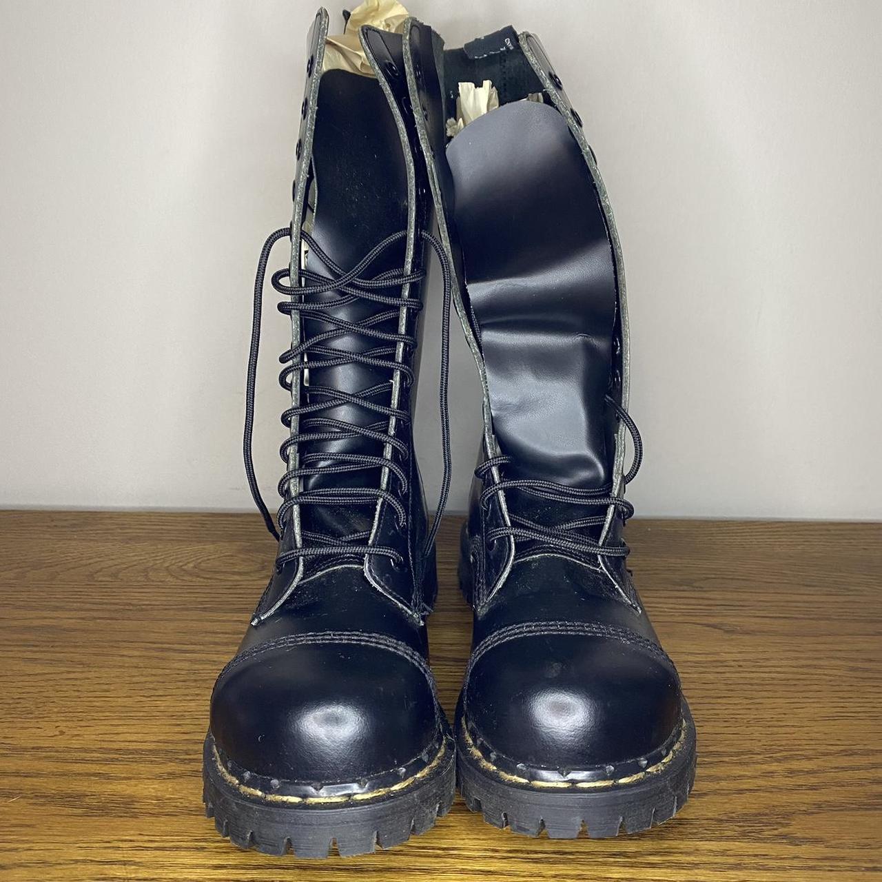 Gripfast 14-Eye Steel Toe Boots England nps solovair... | Depop