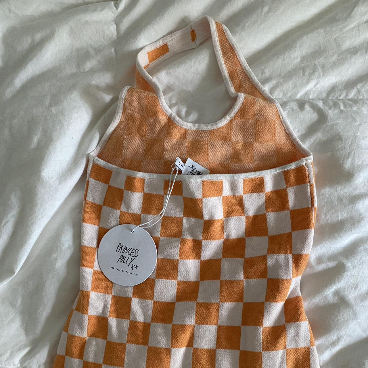 Princess Polly checkmate halter mini dress NWT - Depop