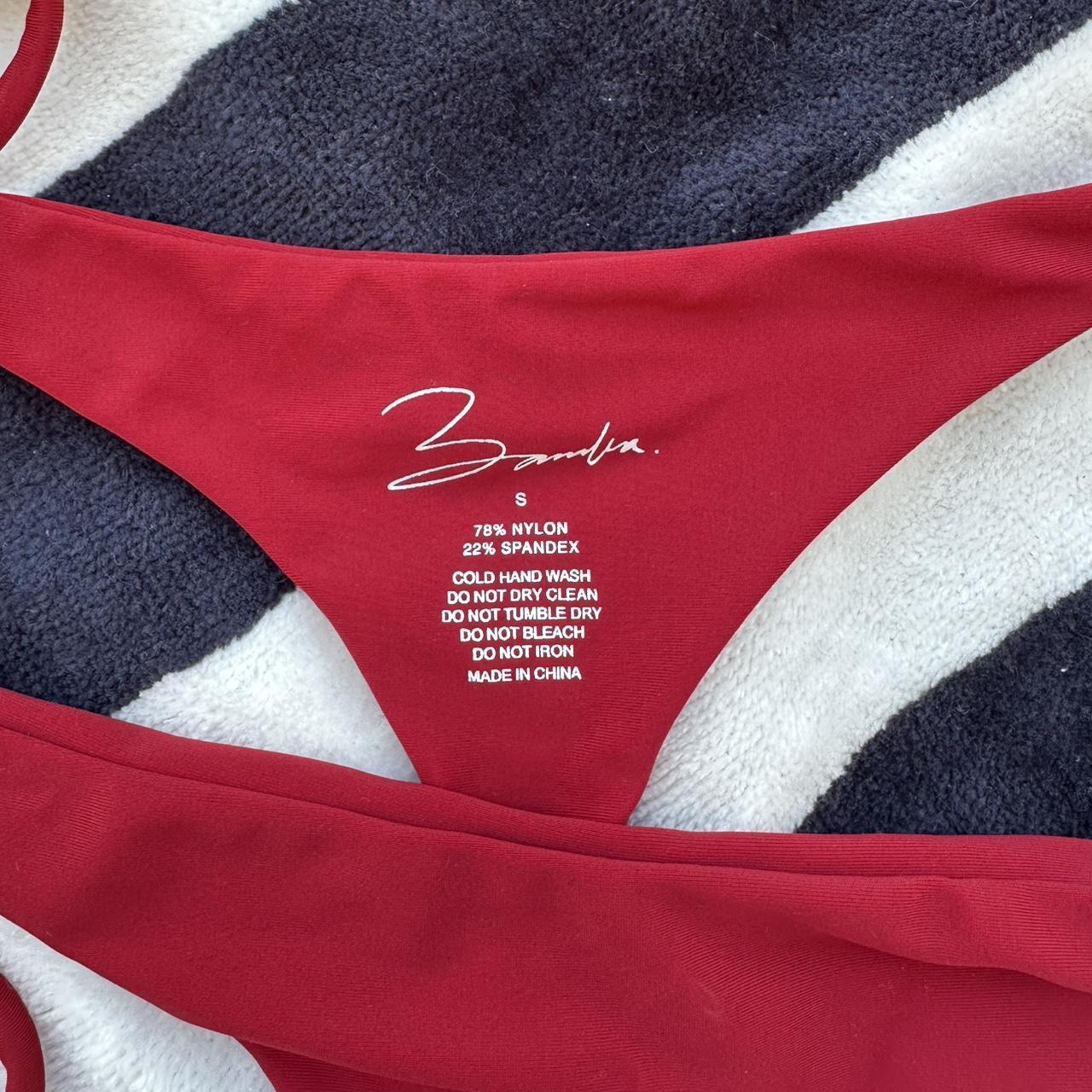 BAMBA cherry red bikini set. Top is the Farrah top... | Depop