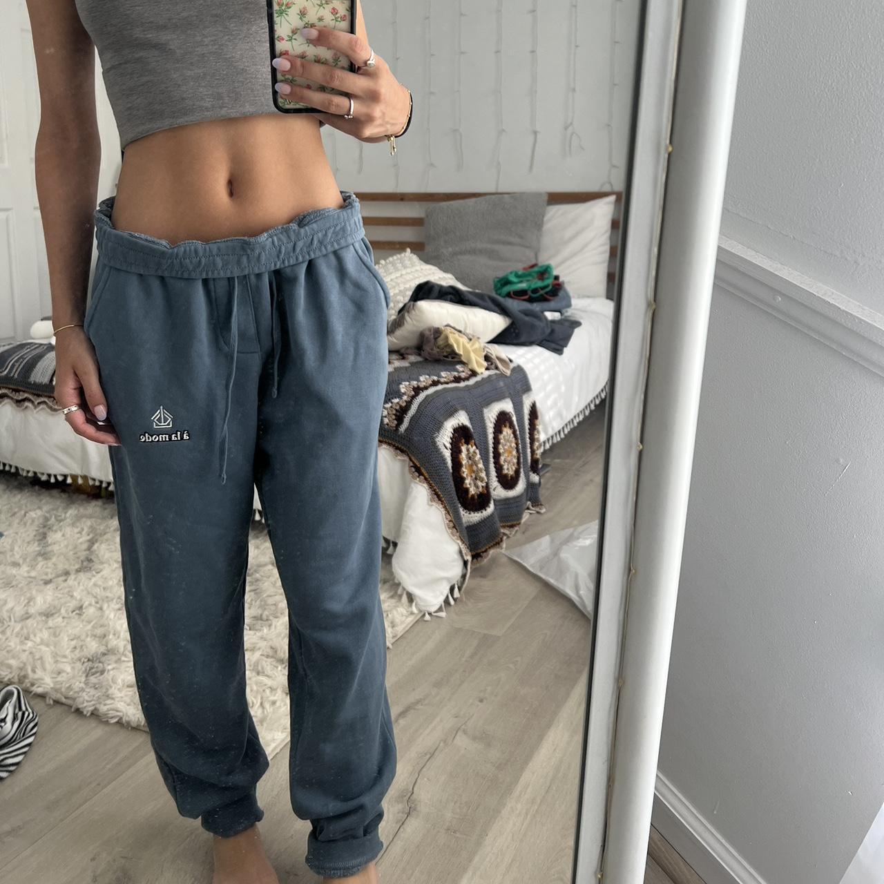 blue jogger/sweatpants, love this color they’re just... - Depop