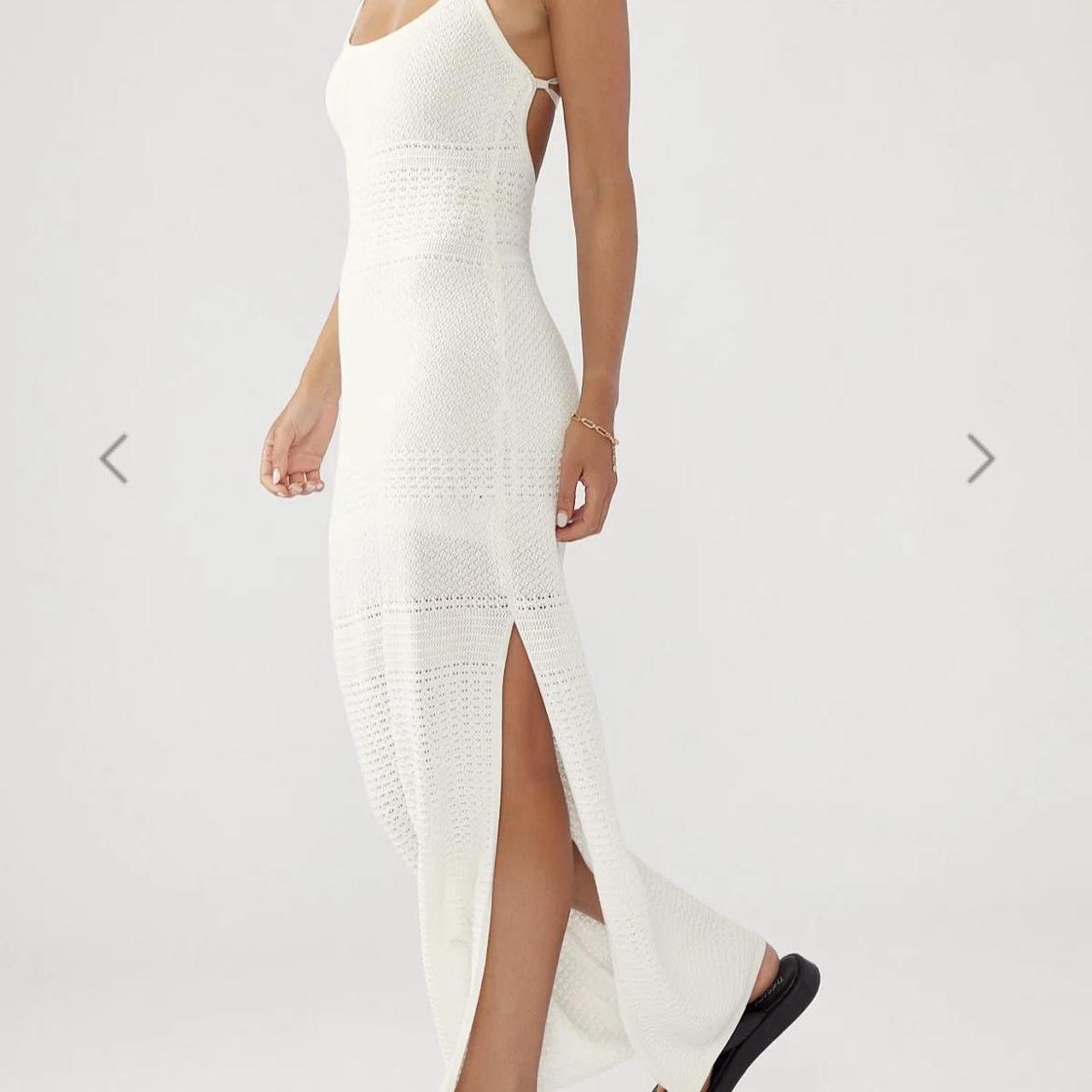 Perfect Stranger white knit dress - “SOLEIL KNIT... - Depop