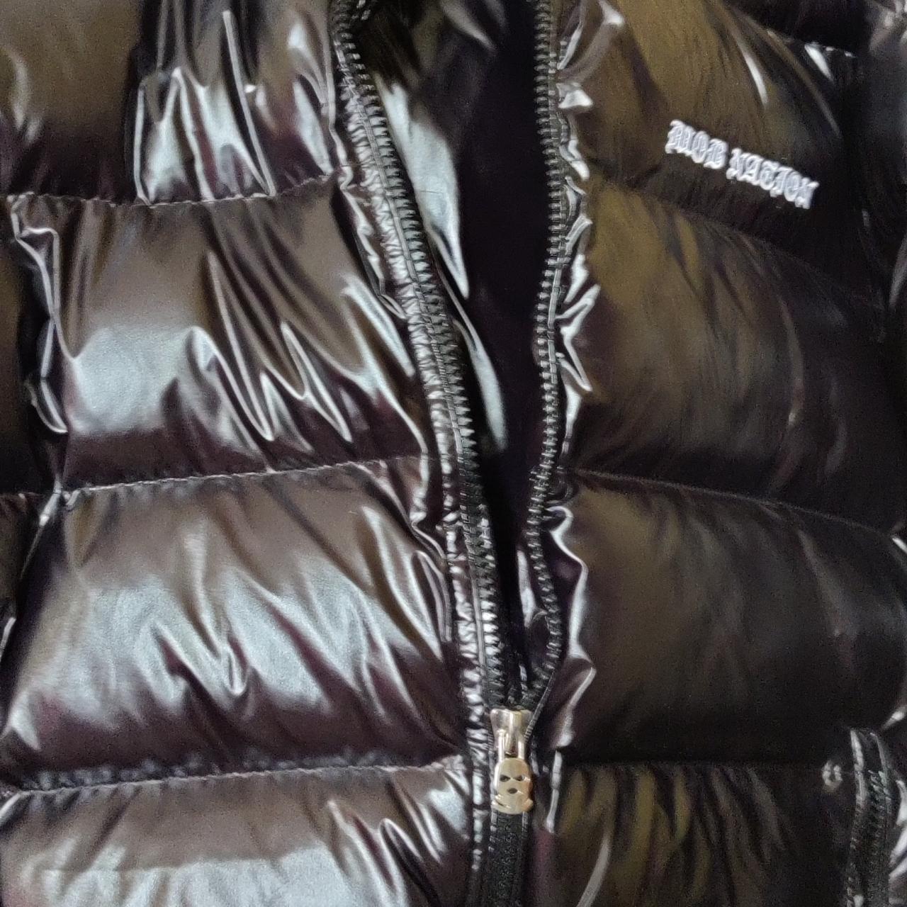 Mob Nation shiny puffer jacket. A similar look to... | Depop