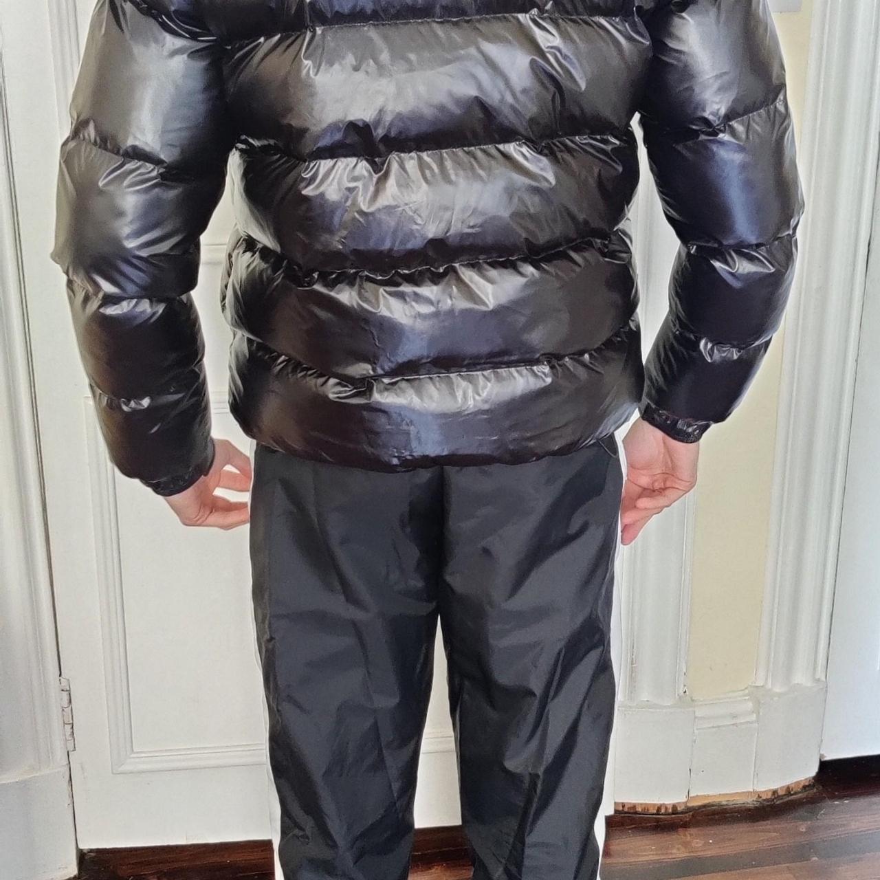 Mob Nation shiny puffer jacket. A similar look to... | Depop