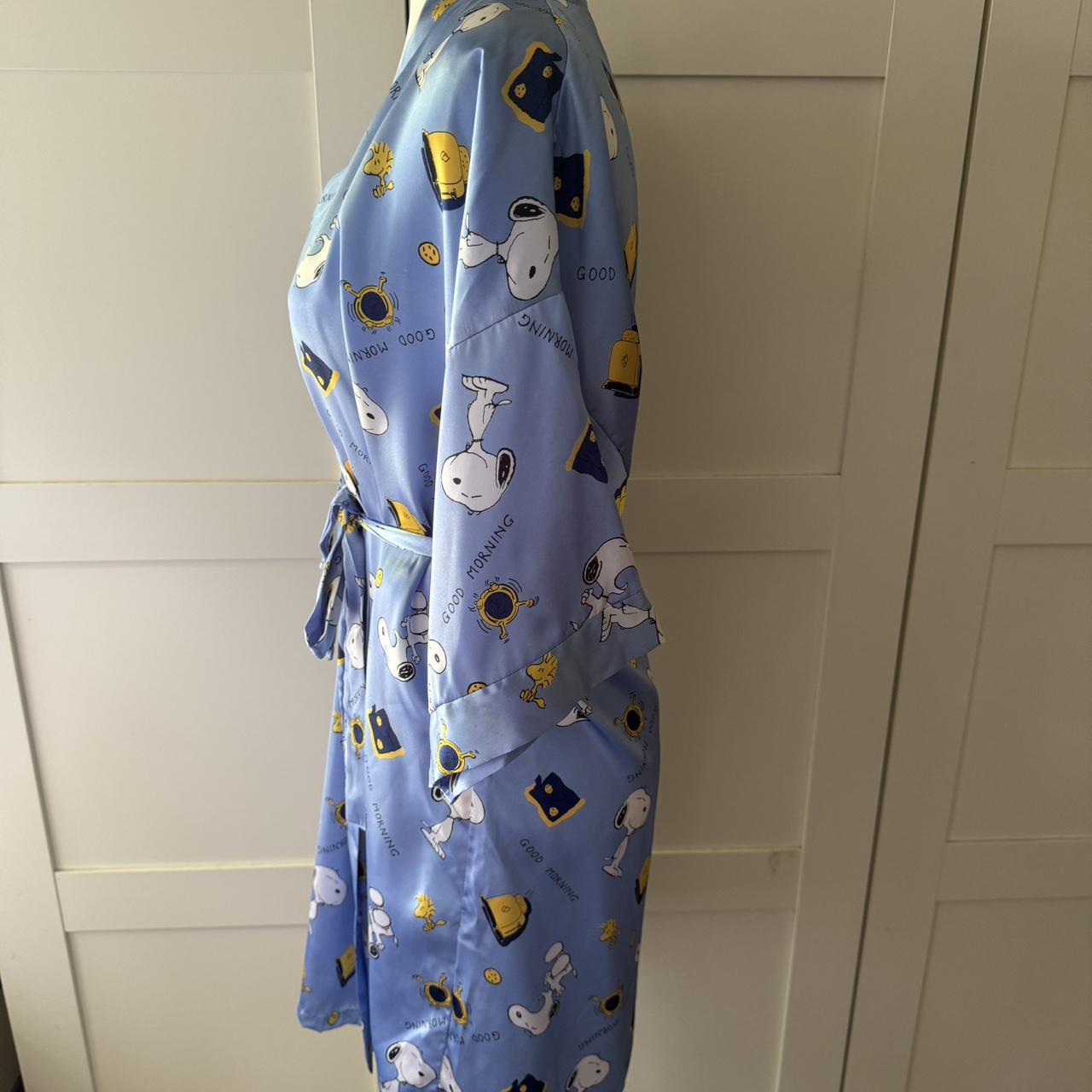 Satin snoopy/peanuts robe dressing gown. Good... - Depop