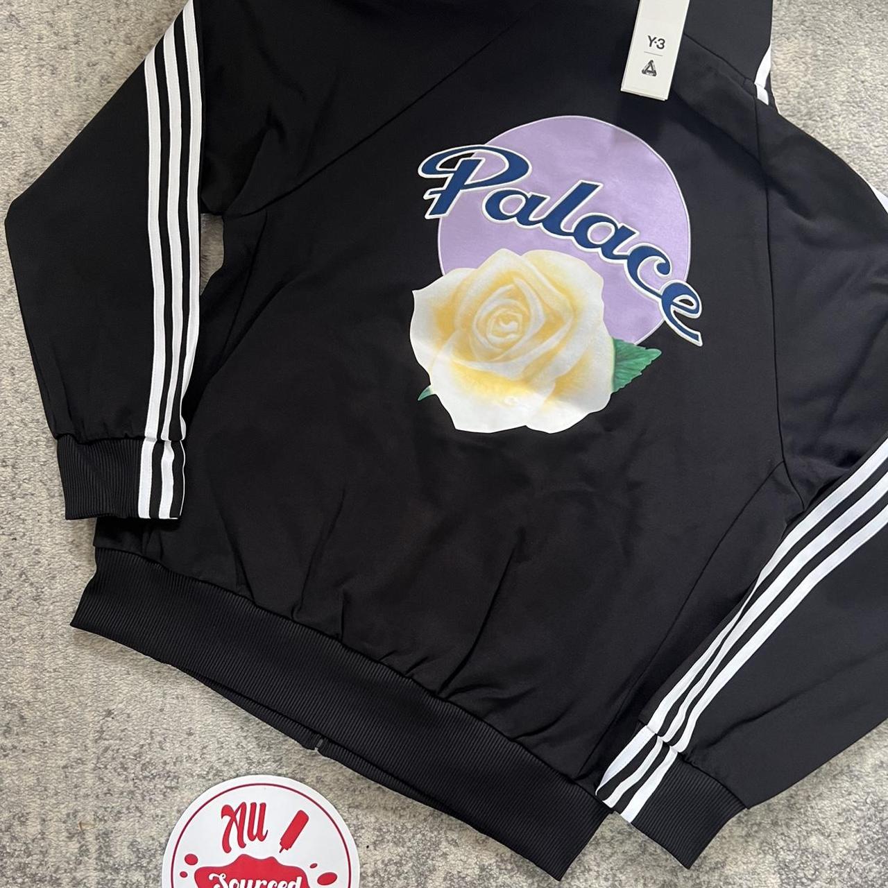 Palace x Y-3 Track Jacket Top Black Size Large Brand... - Depop