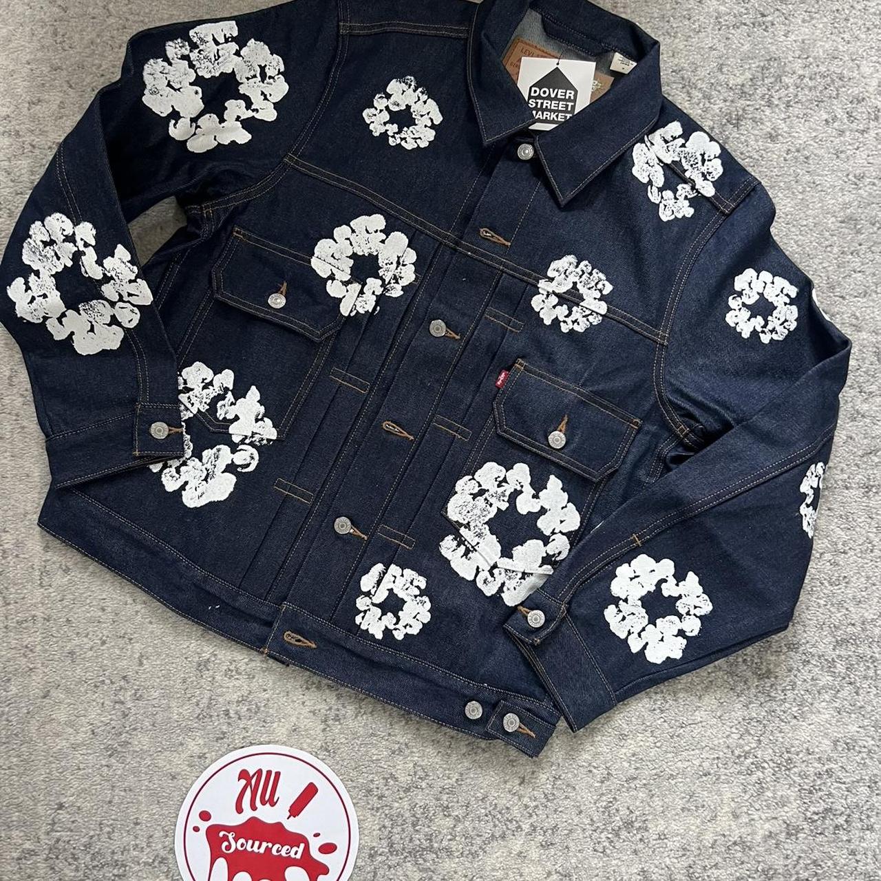 Levis x Denim Tears Jacket Indigo... - Depop
