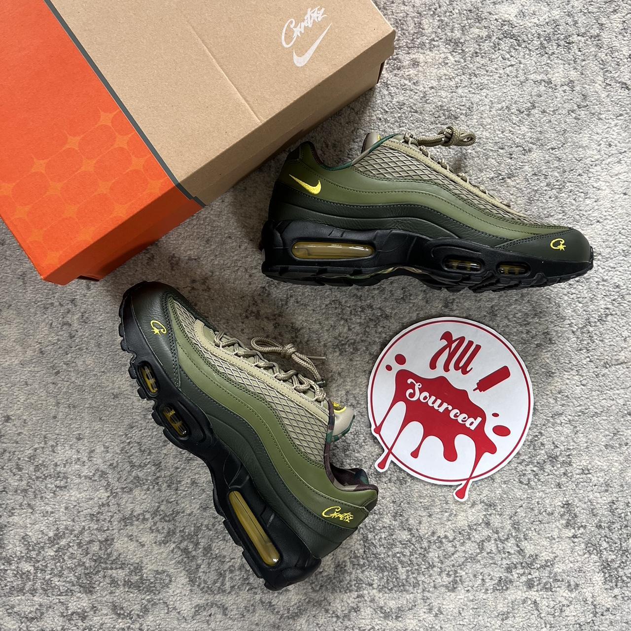Nike x Corteiz Air Max 95 CRTZ Gutta Green UK... - Depop