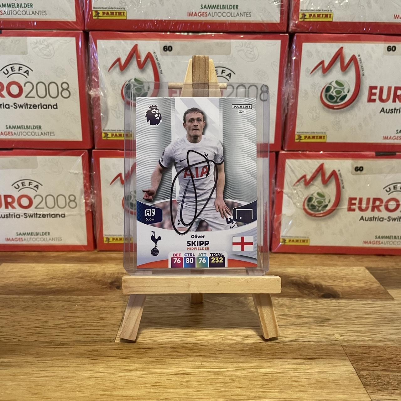 Authentic Oliver Skipp Hand Signed Card Panini... - Depop