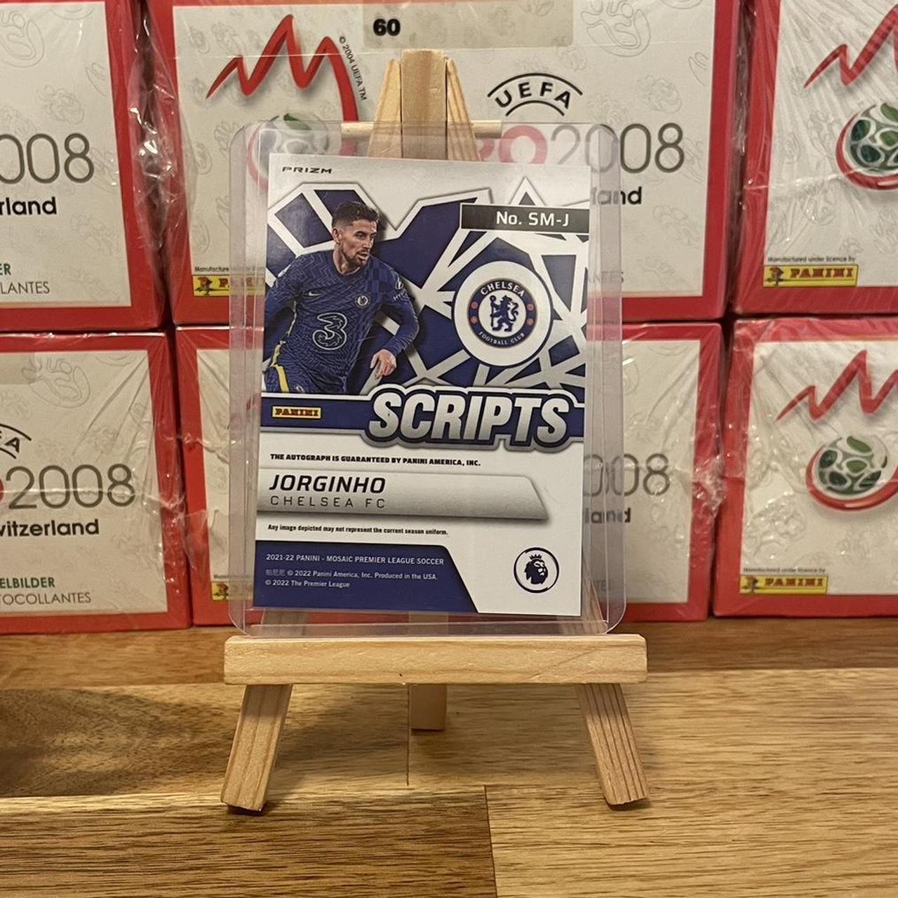 Jorginho Panini Mosaic Scripts Auto Autograph Card... - Depop