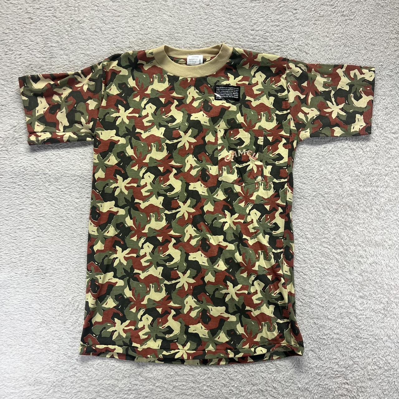 Super rare 1992 camo camel shirt deadstock single... - Depop